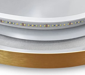 Tutumi Oválné zrcadlo 50x100 cm s vyhříváním a regulovatelným LED osvětlením HOM-02506