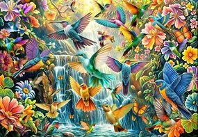 BLUEBIRD Puzzle Let kolibříků / 1000 dílků / 69 x 47,8 cm