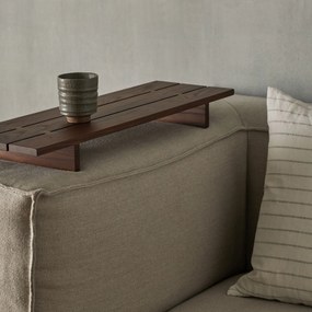 ferm LIVING Dřevěný podnos Tategu Ash Dark Brown, přírodní barva, dřevo