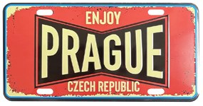 GiftyCity Plechová cedule Prague