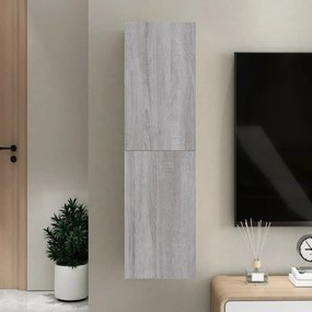 vidaXL TV stolek 30,5x30x110 cm kompozitní dřevo [803364] Barva: šedá sonoma