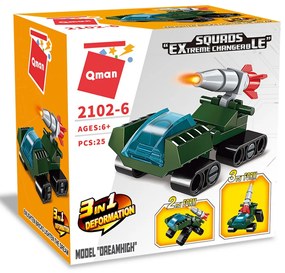 Qman Squros Extreme Changeable 2102-6 Model Dreamhigh 3v1