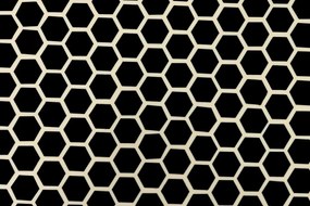 Designový konferenční stolek Xinavane 60 cm černo-bílý