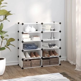 Botník průhledný 84 x 32 x 88,5 cm PP 340567