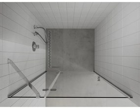 Mexen Roma otočné sprchové dveře 120 cm, Průhledné, Chromovaná - 854-120-000-01-00