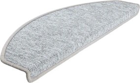 Schodové rohože 20 ks 65 x 24 x 4 cm světle šedé, půlkulaté, velké 3365792