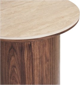 Kulatý odkládací stolek s keramickou deskou ø 45 cm Delphi – House Nordic