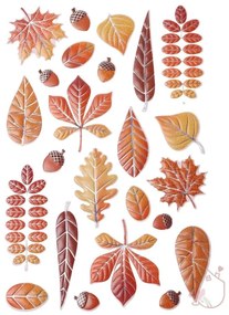 Samolepky podzimní listy