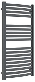 Invena, koupelnový žebříkový radiátor 540x1000 mm 446W, grafitová, UG-02-100-A