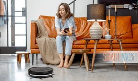 Robotický vysavač TEESA SMART VAC 2, černá