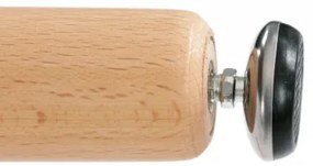 Jídelní stůl 120x80x74 bílý matný lak dřevěné nohy DT-304 WT