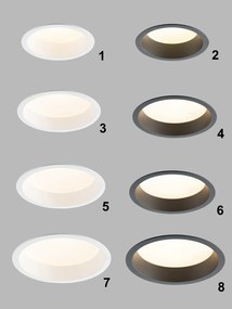 Led2 Zápustné LED svítidlo ZETA L Barva: Bílá, Stmívání, řízení: TRIAC
