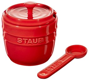 Staub keramická cukřenka se lžičkou 0,25 l, višňová, 40511-800