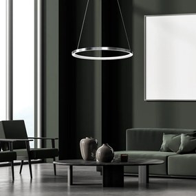 Závěsné LED svítidlo Hoop, 1x LED 27w, 4000k, ch