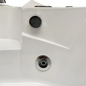 BPS-koupelny Hydromasážní vířivá vana Orino 632 135x135 s ohřevem vody