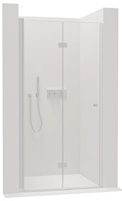 Cerano Volpe, skládací sprchové dveře 70x190 cm, 6mm čiré sklo, chromový profil, CER-CER-423294