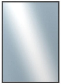 DANTIK - Zarámované zrcadlo - rozměr s rámem cca 50x70 cm z lišty Hliník černá | P269-021 (7269021)