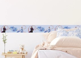 Dětská samolepící bordura na zeď Disney Ledové království Kouzlo | 5 m x 9.7 cm | DWBD8157