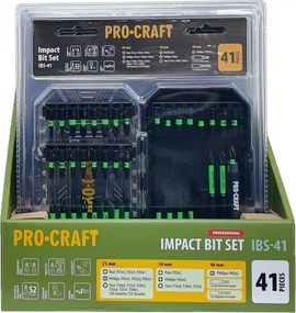 Procraft aku sada nářadí 20V 5dílů s baterií a nabíječkou | AKUSET2