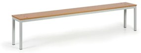 Šatní lavice, sedák - lamino, délka 2000 mm, buk