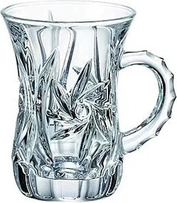 Crystal Bohemia hrnky Větrník 120 ml 6 ks