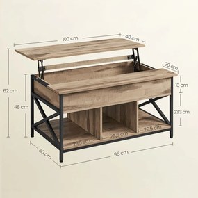 Autronic Konferenční stolek AKF-E1250 Odstín: Dub