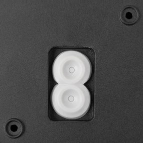 LA 1007918 Q-RING nástěnné svítidlo, 3000 K FÁZE, IP65, černá - BIG WHITE (SLV)