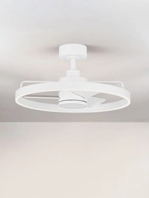 Bílé kovové LED stmívatelné stropní svítidlo Lunair – Nova Luce