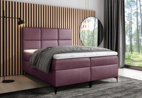 Čalouněná postel boxspring FAVA + topper, 180x200, fancy 36