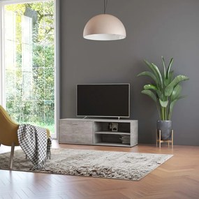 TV stolek betonově šedý 120 x 34 x 37 cm dřevotříska - Default Title