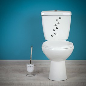 Samolepka na WC - Stopy - PopyDesign