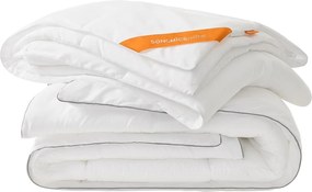 Sada 2 ks přikrývek Duvet 2v1 200x200 cm bílá