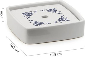 Gedy Gedy, CIXI mýdlenka na postavení, porcelán, modrá/bílá, CX1189