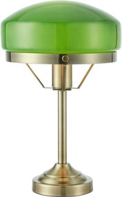 Zelená/v mosazné barvě stolní lampa (výška 39 cm) Aurelia – Markslöjd