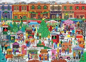 EUROGRAPHICS Puzzle Vánoční trh v centru XL / 500 dílků / extra velké