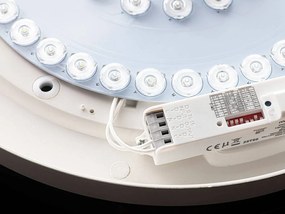 Stropní kulaté LED2 svítidlo Jota IP44 s čidlem Varianta: ø330 x 58 mm, 18 W, 1650 lm, bílá s čidlem