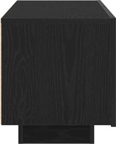 Televizní skříň 100 x 35 x 40 cm Černý dub Kompozitní dřevo 3333066