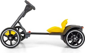Elektrická motokára s dálkovým ovládáním a LED efekty GOKART BOLT Milly Mally yellow