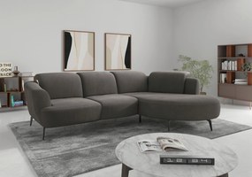 XXXLutz ROHOVÁ SEDAČKA, textil, barvy grafitu Sit & More - Sedací soupravy - 000144018548