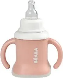 Beaba Trénovací hrnek 3v1 Old Pink