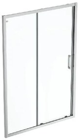 Ideal Standard Connect 2 - Posuvné sprchové dveře, dvoudílné, 1000 mm, silver bright/čiré sklo K9273EO