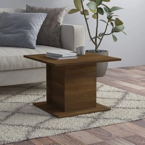 vidaXL Konferenční stolek 55,5 x 55,5 x 40 cm dřevotříska [813095] Barva: hnědý dub