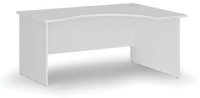 Ergonomický kancelářský pracovní stůl PRIMO WHITE, 1600 x 1200 mm, pravý, bílá