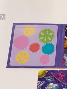 Sinsay - Magnetické puzzle s vesmírným motivem 40 kusů - vícebarevná