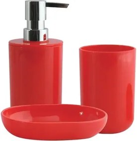 MSV INAGUA dávkovač mýdla červený / plast / 240 ml
