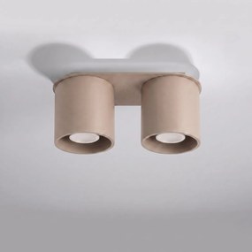 Sollux Lighting Stropní svítidlo ORBIS 2 taupe