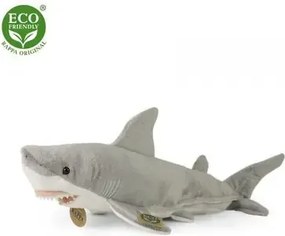 RAPPA Plyšový žralok 36 cm / ECO-FRIENDLY / od 0 měsíců
