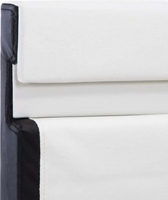 Rám postele s LED světlem bílý umělá kůže 180 x 200 cm 280301