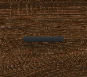 vidaXL Nástěnná skříňka 100x36,5x35 cm kompozitní dřevo [830147] Barva: hnědý dub