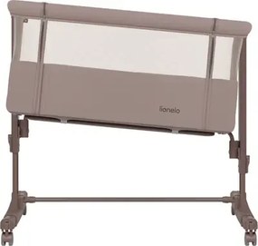 LIONELO Postýlka Aurora 3v1 Beige Taupe / Kovový rám / 4 kolečka s brz
